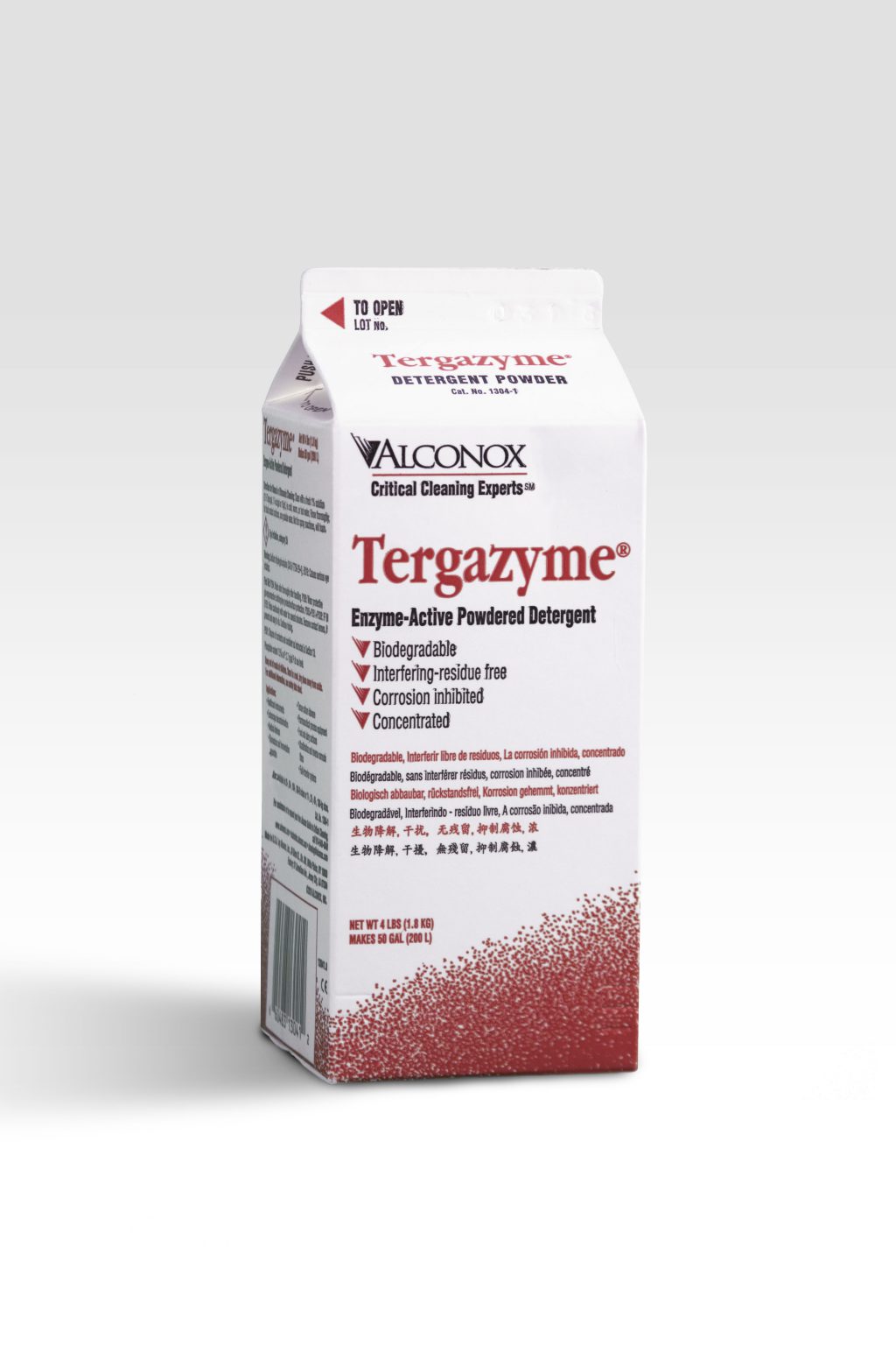 Tergazyme Enzyme Active Powdered Detergent | Alconox Inc.